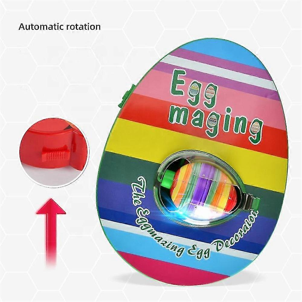 Diy Easter Egg Mini Rotating Decorator Kit Arts Crafts Set Electric Eggs Decorating Spinner With ...