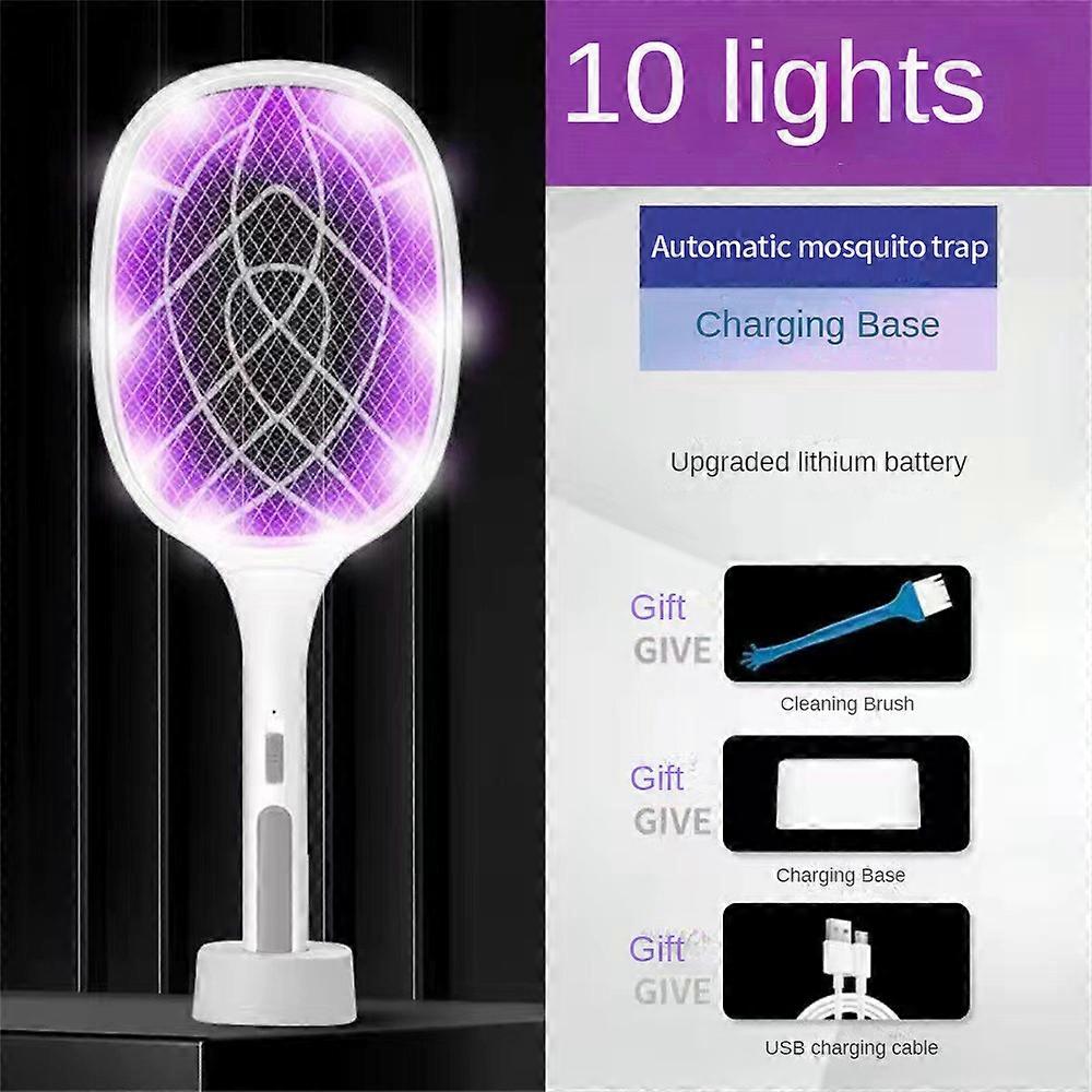 Xioami 3 IN 1 Electric Flies Swatter Killer Light Fly Zapper Racket ...