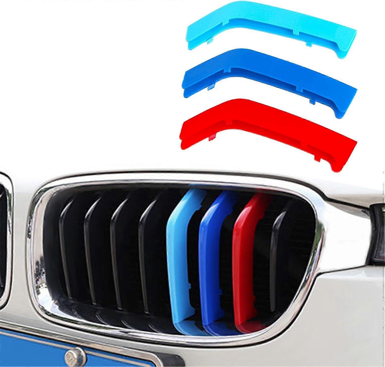 3PCS Car Grille Insert Trims, Decorative Car Front Grill Mesh Trim, M ...