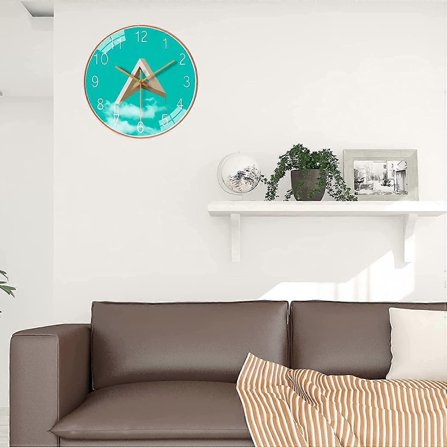 Silent Wall Clock,Sanlianzi Modern Design Quartz Wall Clock Child ...