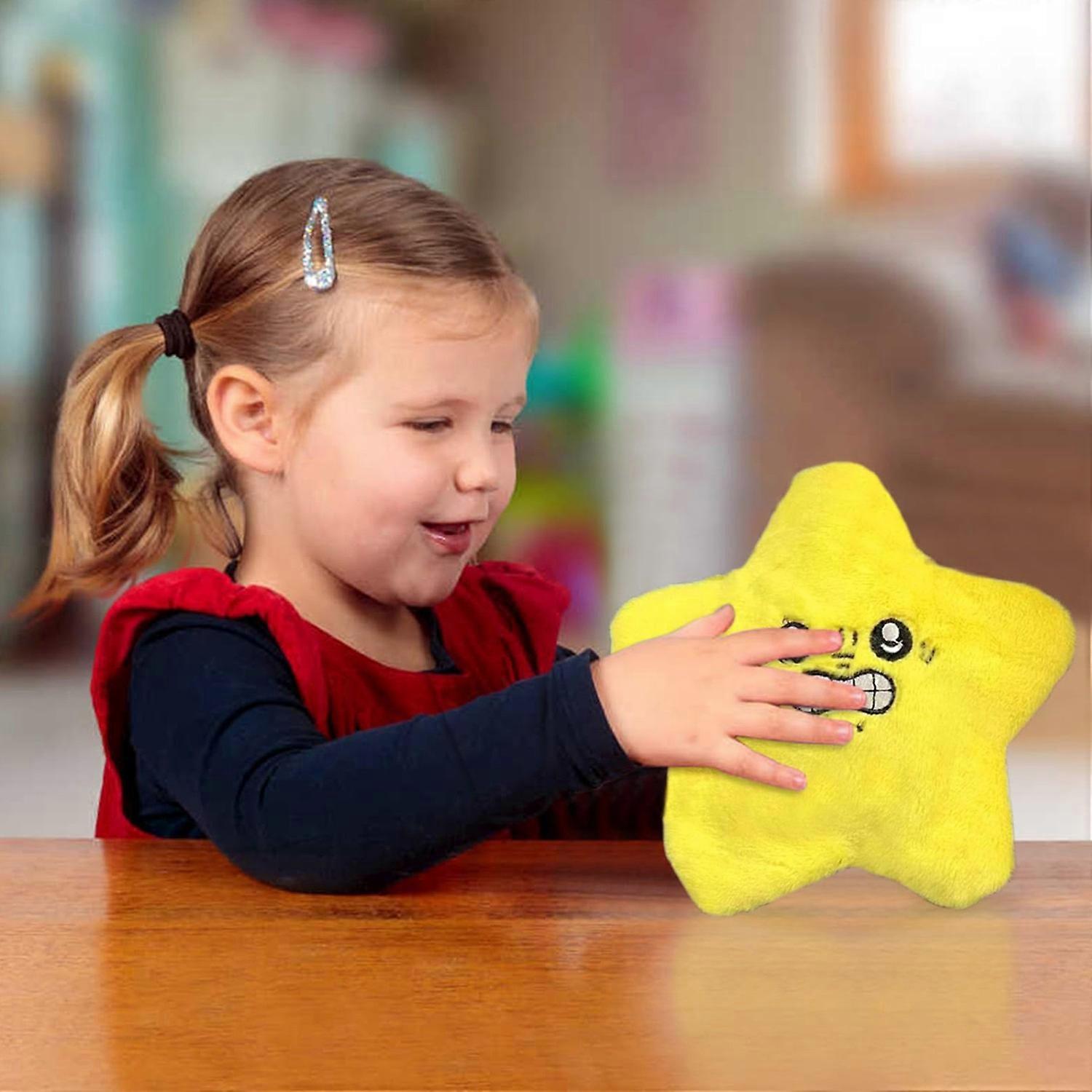 Angry Star Plush Toy Pendant Starfish Stuffed Animal Toy with Fun ...