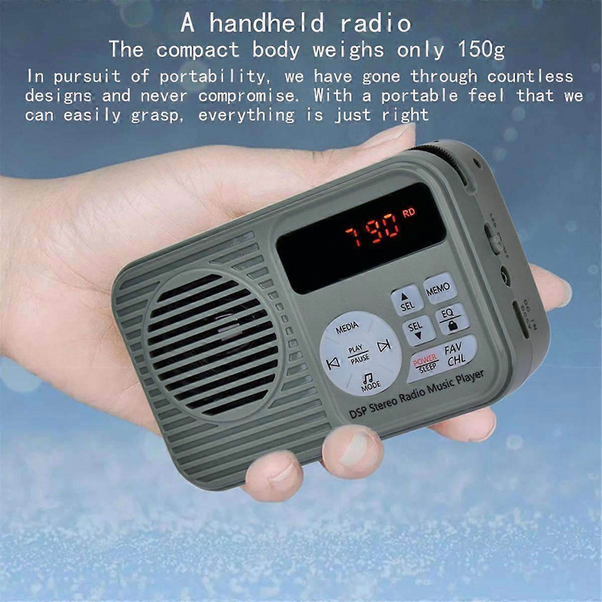 Stereo Radio Mp3 Music Player High Quality Bluetooth Radio LED Digital ...