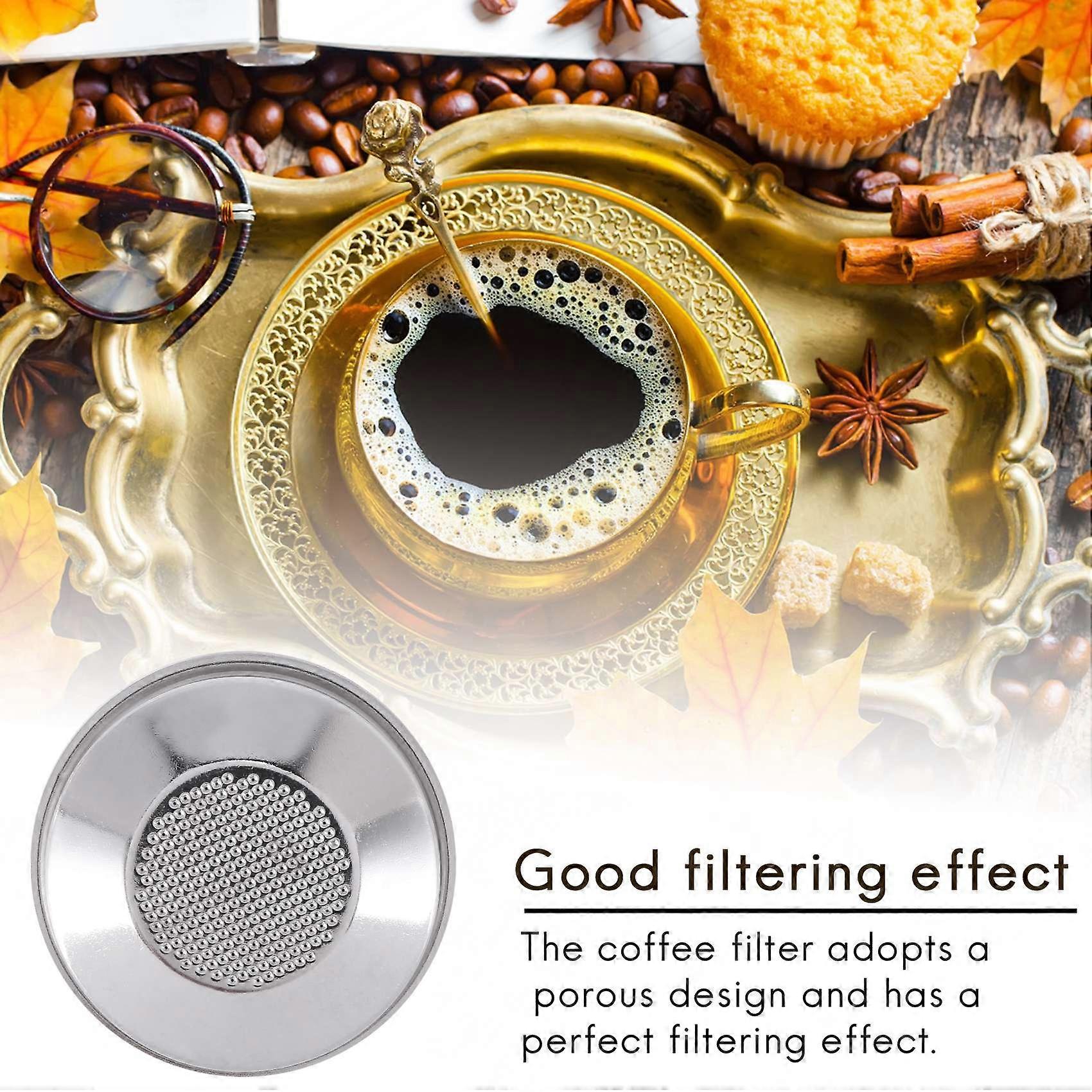 Coffee Filter,51mm Stainless Steel Coffee Filter Cup Basket,Non ...
