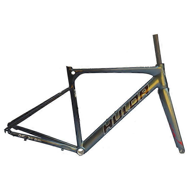 Bike Frameset Fixed Gear 700C Aluminum Frame and Full Carbon Fork 53cm ...
