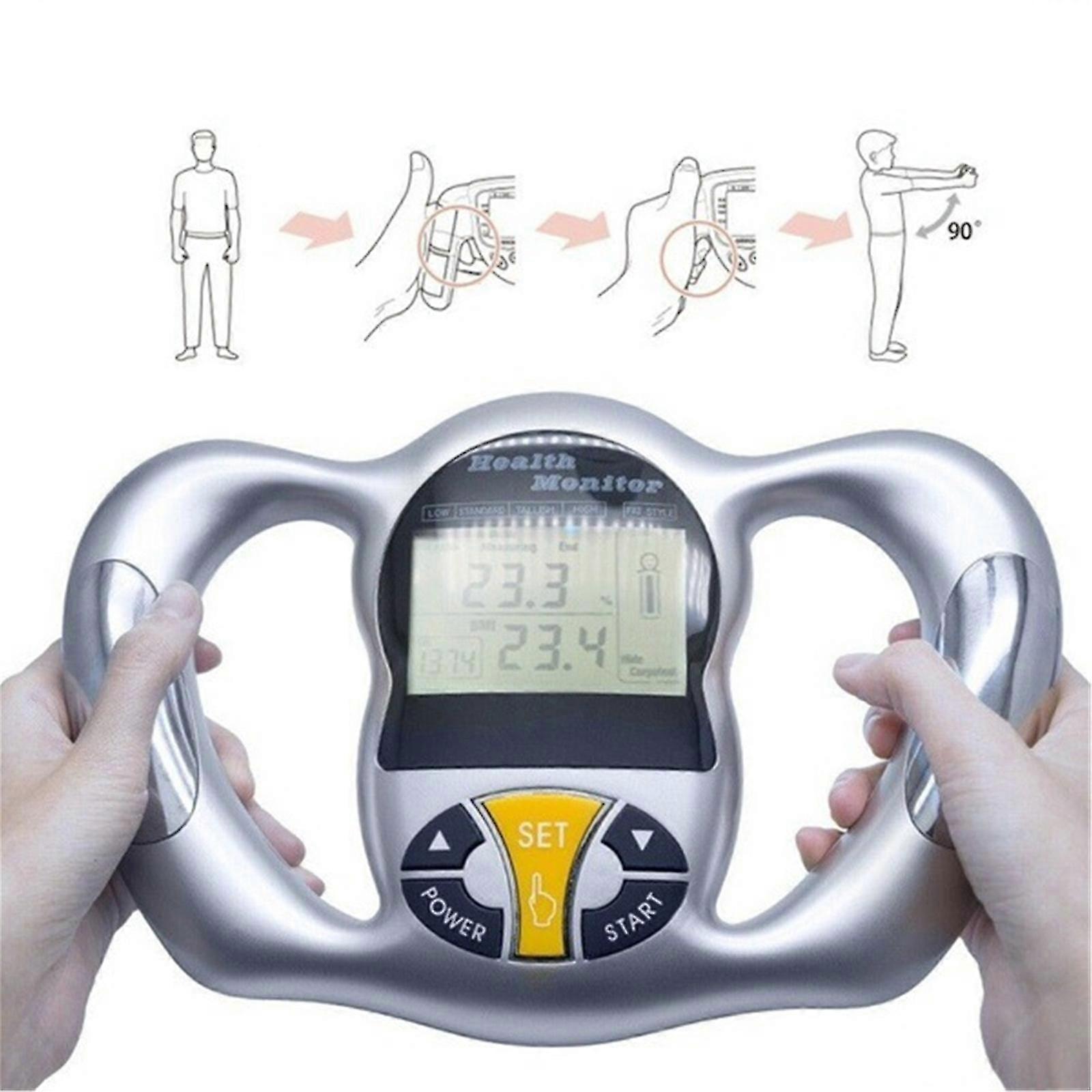 Hot Body Fat Monitor Hand Held Body Mass Index Health Monitor | Fruugo UK