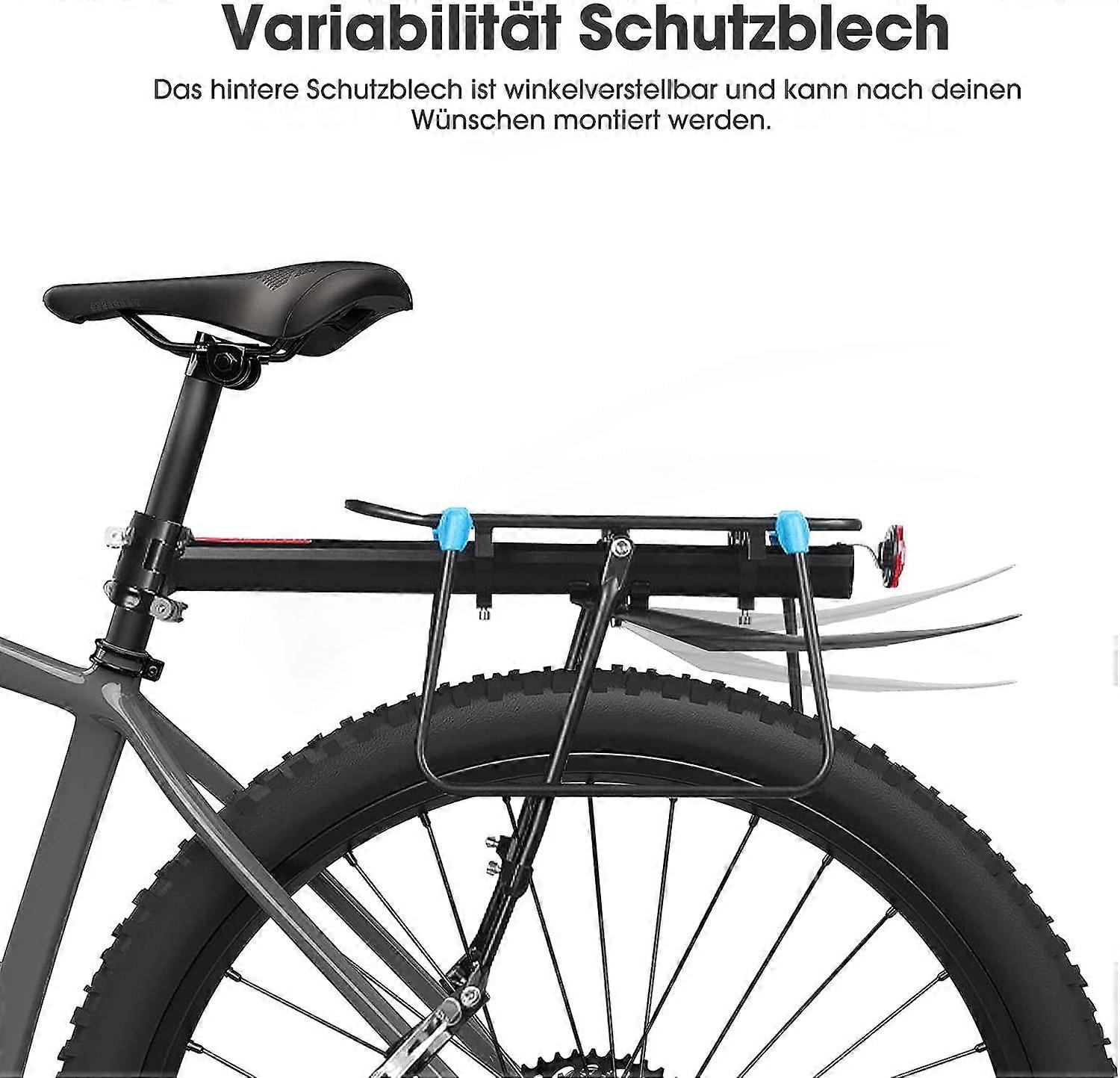Bagagerek voor 24-29 inch fiets verstelbare aluminiumlegering ...