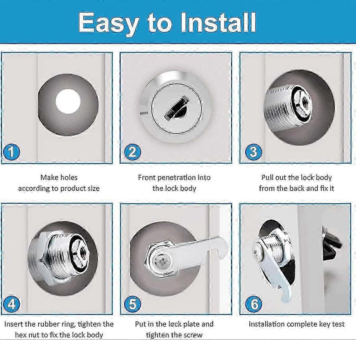 16mm Security Mailbox Lock, 16mm Mailbox Lock, Cam Lock For Cabinet ...