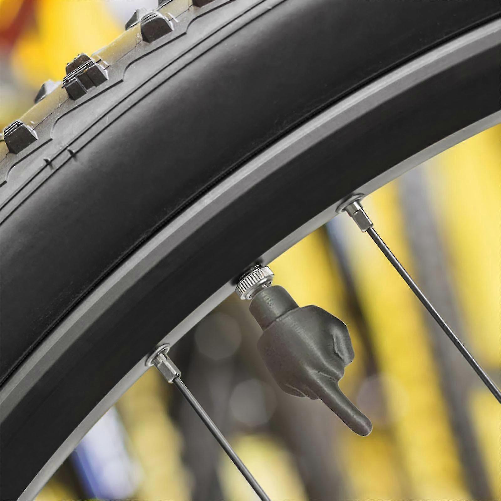 4pcs Funny Middle Finger Valves Cap,multi-color Prank Shaped Tire Caps ...