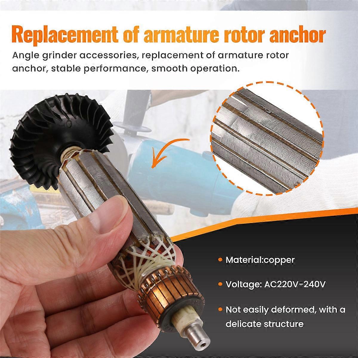 AC220V-240V Armature Rotor Anchor for BOSCH Angle Grinder | Fruugo UK