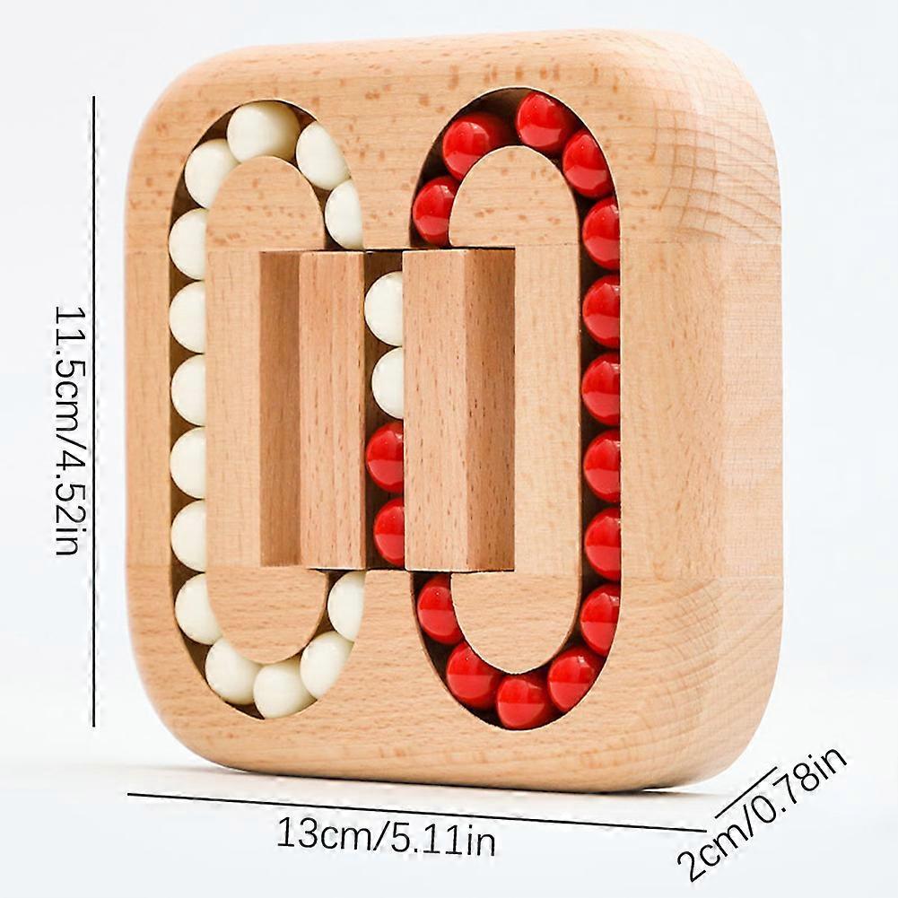 Rotating Magic Bean Fingertip Fidget Cube, Wooden Puzzle Spinner Fidget ...