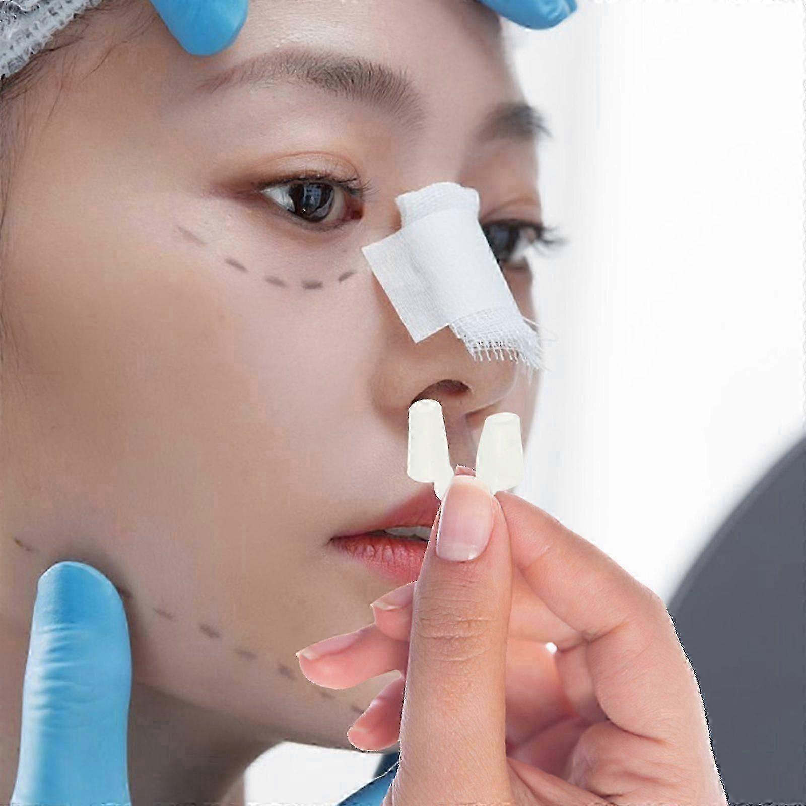 2-Pack Nostril Retainers for Rhinoplasty/Septoplasty Support (M/L Sizes ...