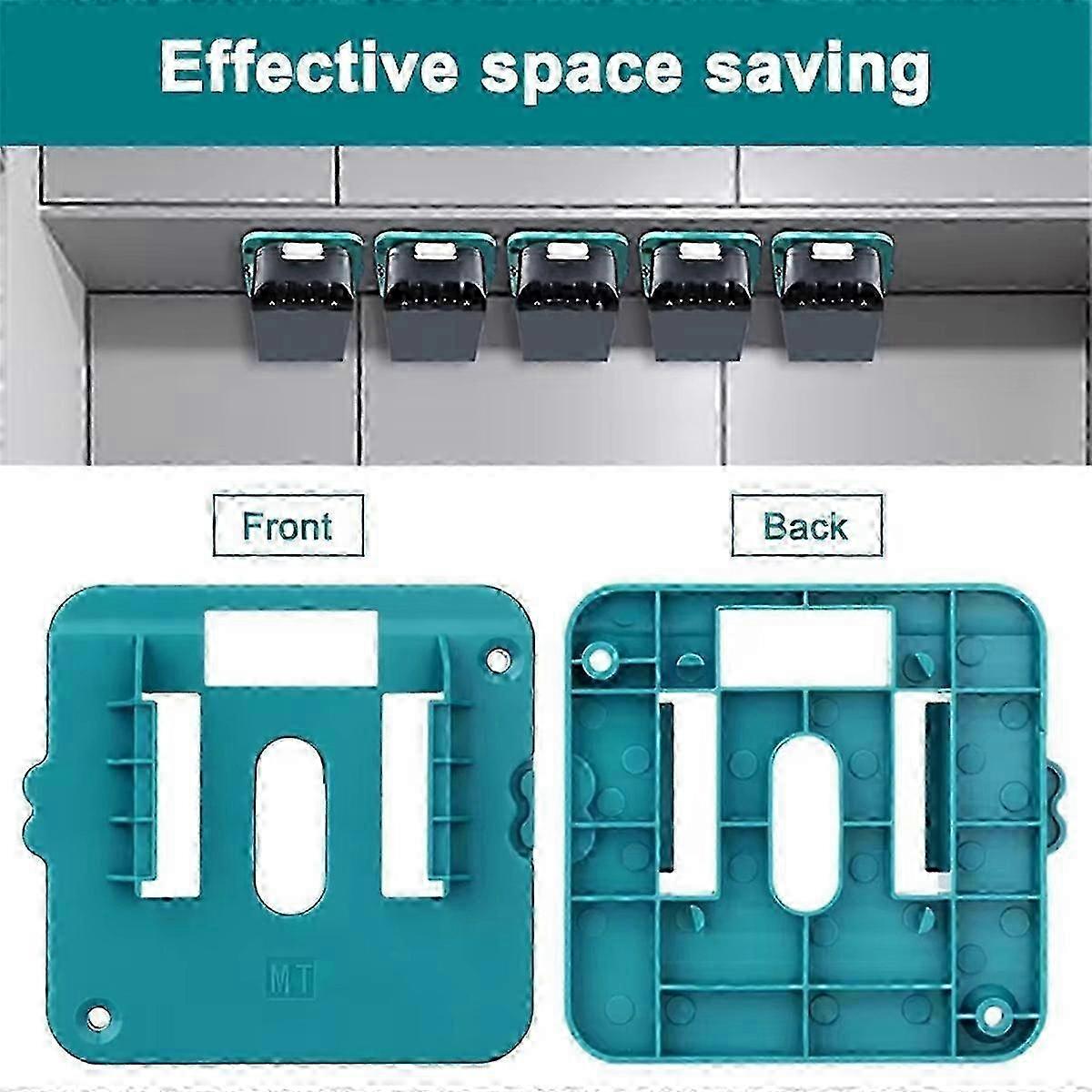 10-Pack Battery Holder for Makita 14.4V/18V Li-Ion Tools - Storage Rack ...