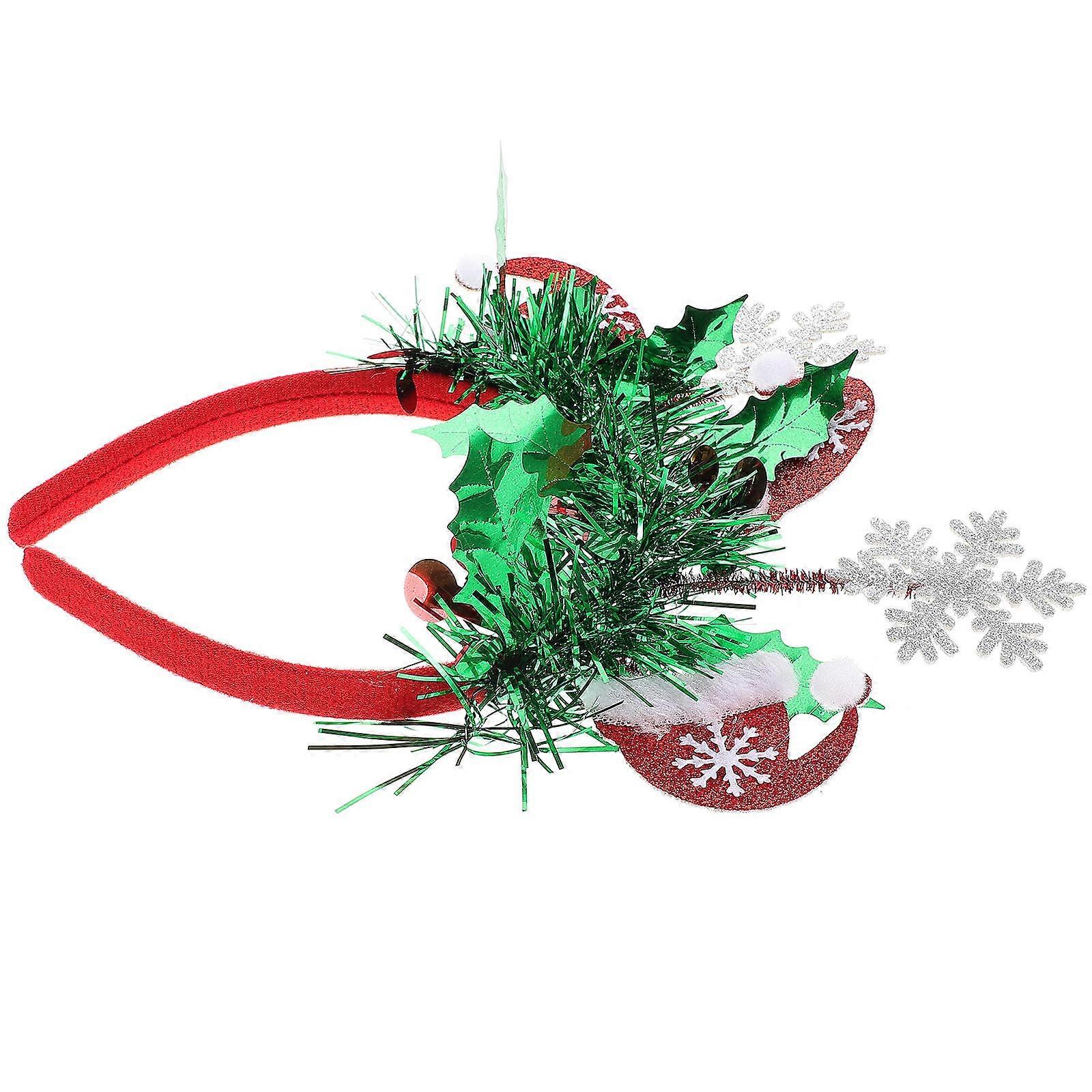 Snowflake Christmas Hat Headband for Christmas Party 2025 New Year ...