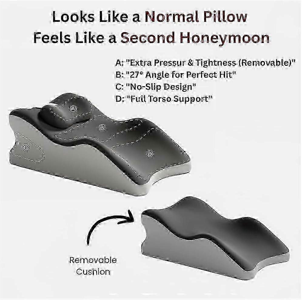 SexPillow For Couples Memory Foam Leg Elevation Pillow Back Support Bed ...
