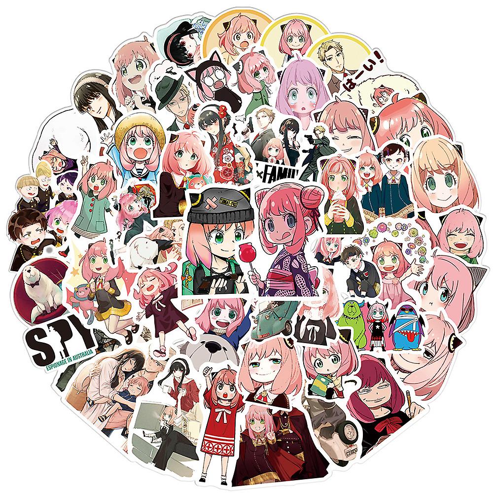 10/30/50/100pcs Cartoon Spy X Family Anime Stickers Skateboard Laptop ...