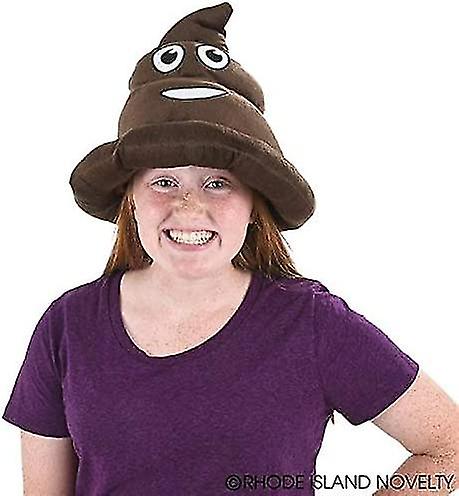 Rhode Island Novelty Brown Emoticon Poop Hat 1 Per Order | Fruugo UK