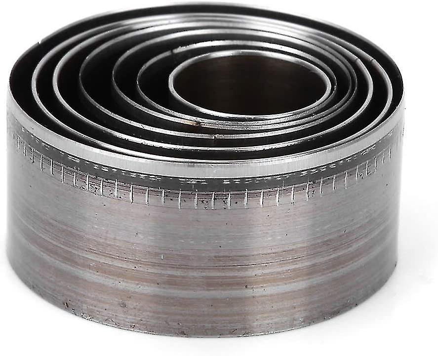 Round Hole Punch Leather Punch Die Kit, 7 Piece Leather Cutting Tools ...