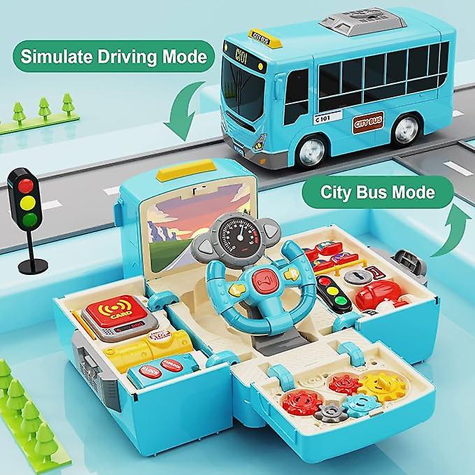 New Simulation Steering Wheel Gear Toy With Music Education Knowledge ...