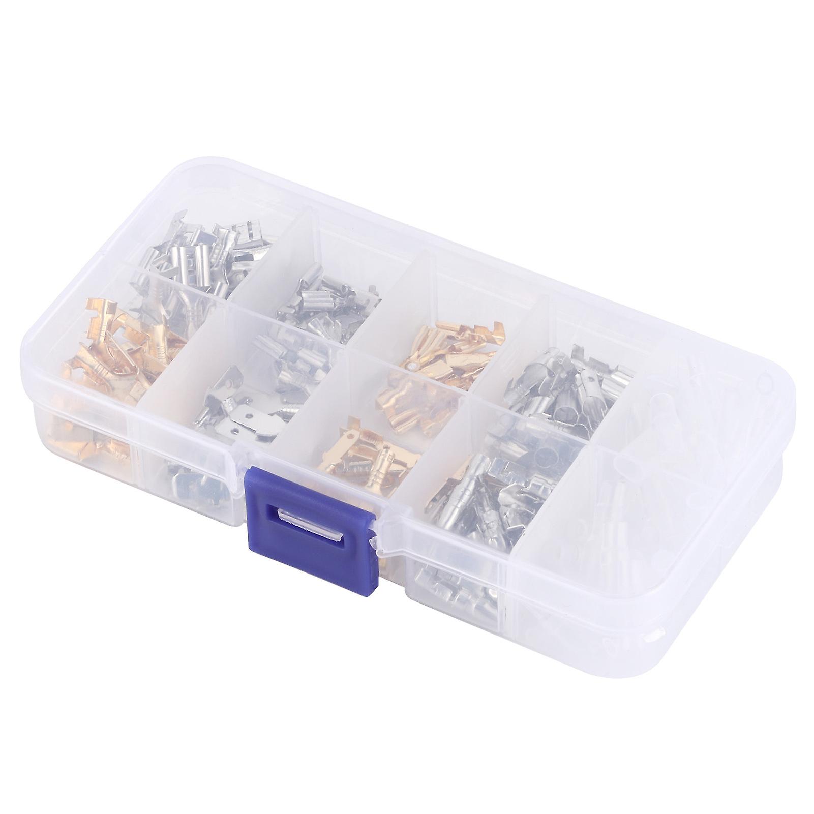 Wire Terminals Connectors,150PCS 2.8/4.8/6.3/4MM Male Female Electrical ...
