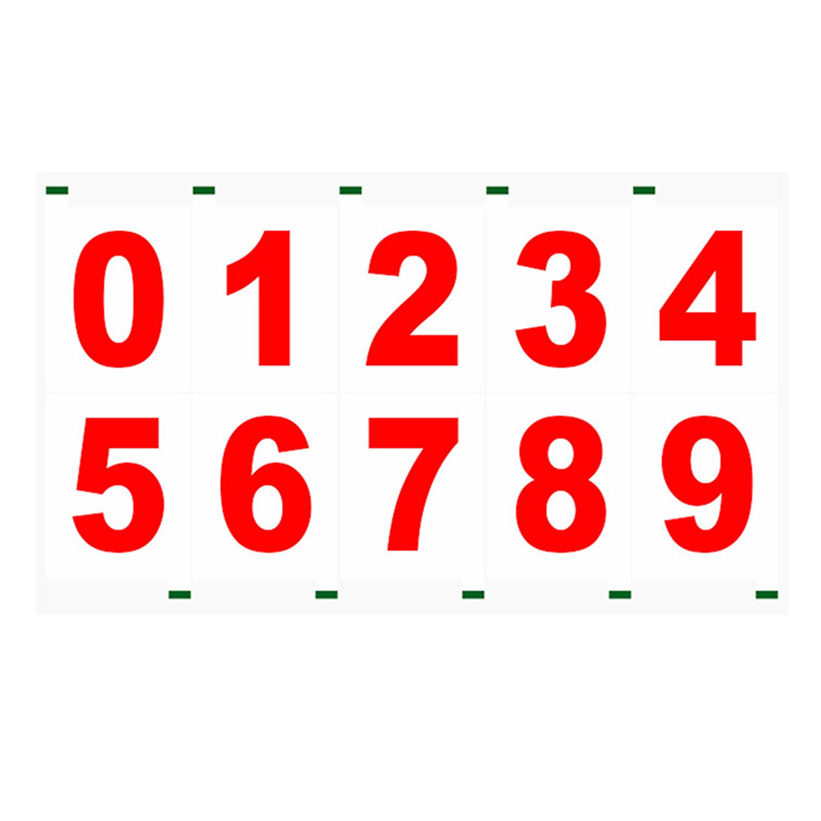 Waterproof Number Sticker Waterproof Self Adhesive Numbers for Mailbox ...