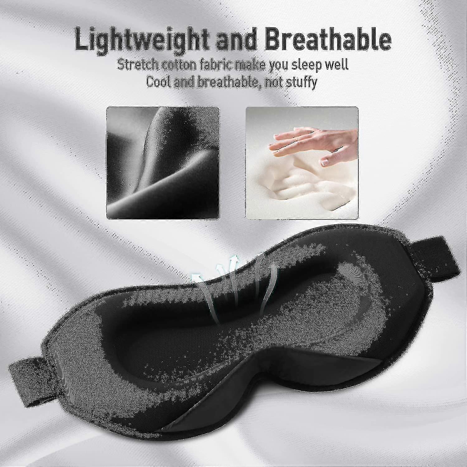 2021 Upgraded Sleep Mask, Perfect Sleeping Mask For Side Sleepers, 3d ...