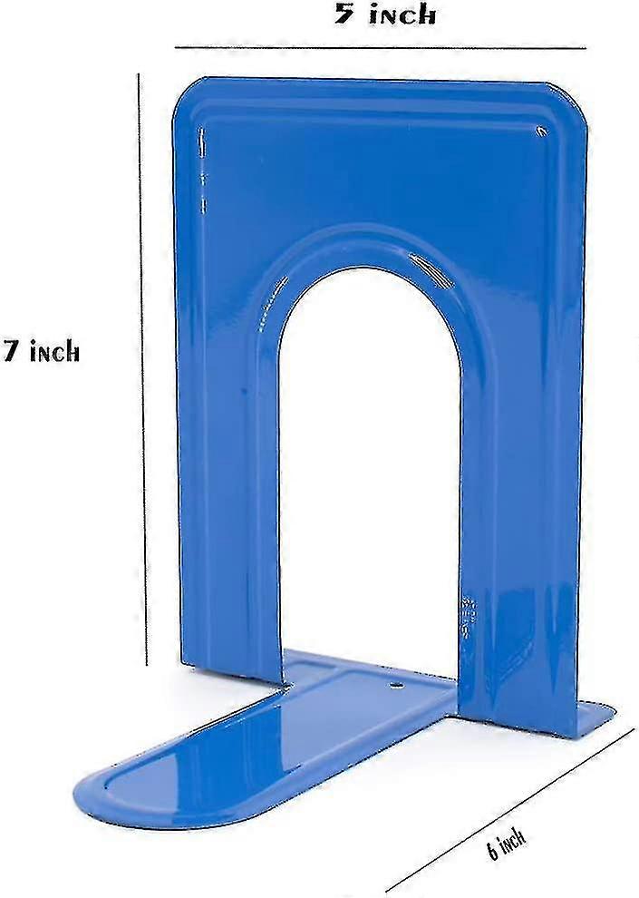 Bookends - Decorative Metal Bookends Heavy Duty Bookends (blue) | Fruugo UK