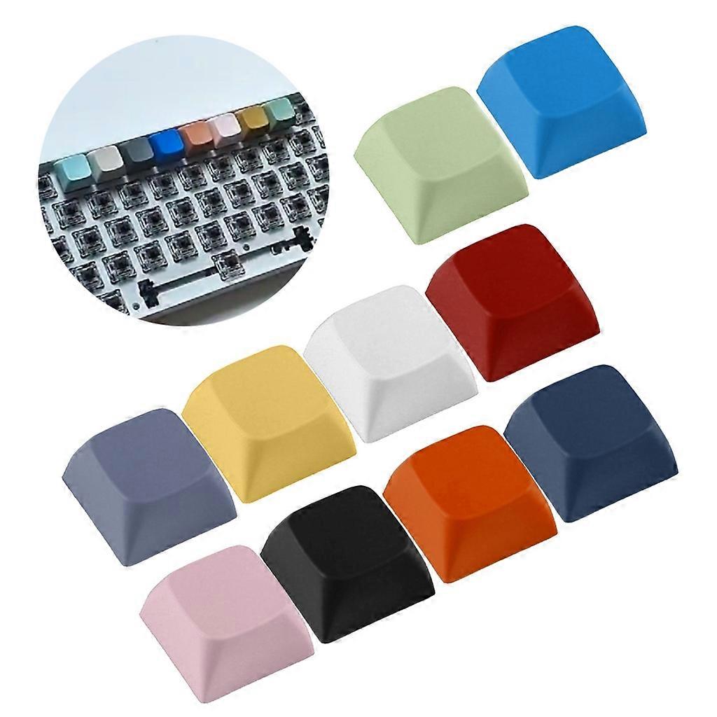 10PCs 1U XDA Profile Keycap Multi Color PBT Blank Keycaps Mechanical ...