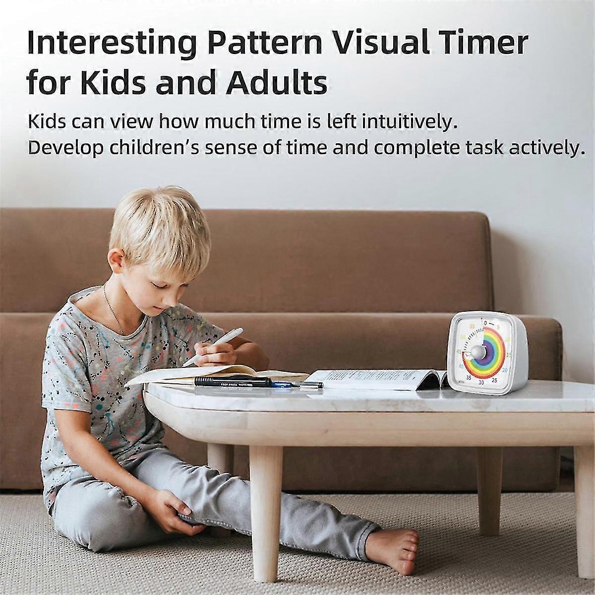 60-minute Visual Timer With Night Light, Countdown Timer,pomodoro Timer ...