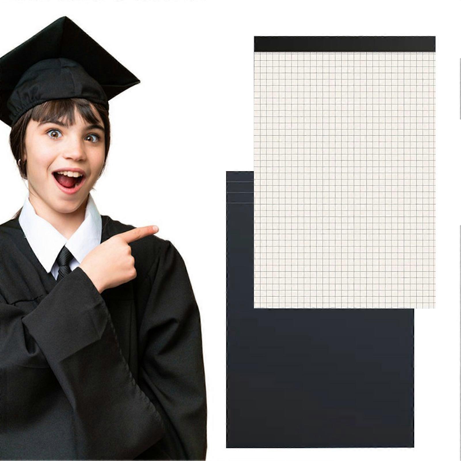 Grid Paper Pad 80 Sheets Easy Tear Off Quadrille Grid Notebook A5/B5/A4 ...