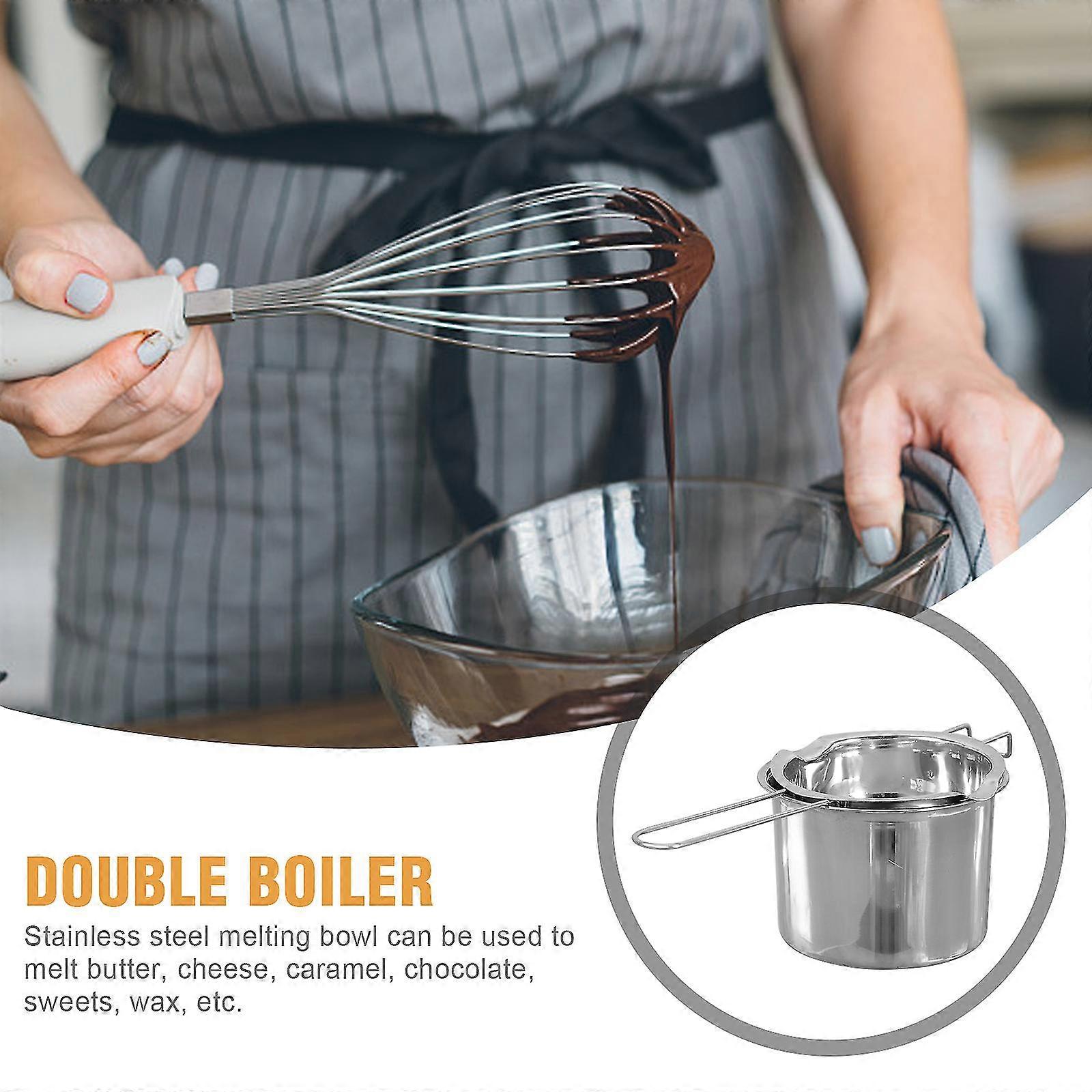 1 Set Of Stainless Steel Melting Pot Wax Melting Pot Kitchen Butter ...