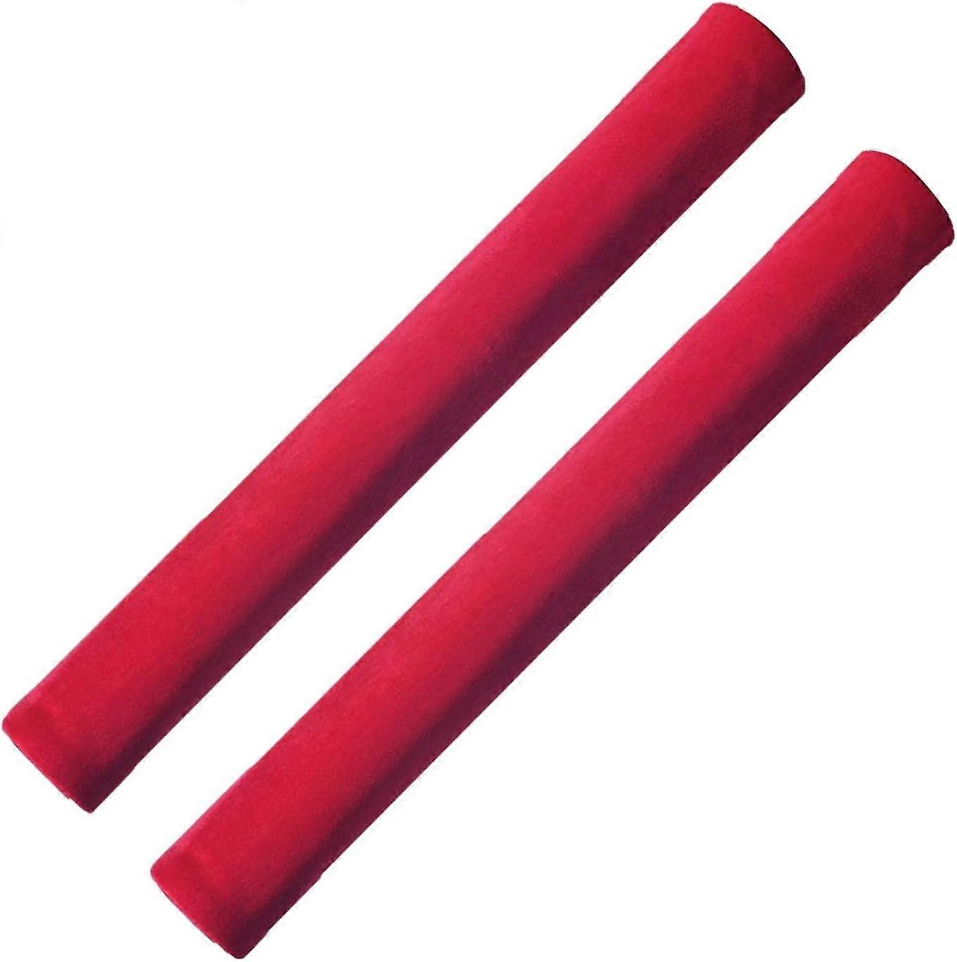 Red-Fridge Handle Cover - Set of 2 Washable Velvet Fabric Fridge Handle ...