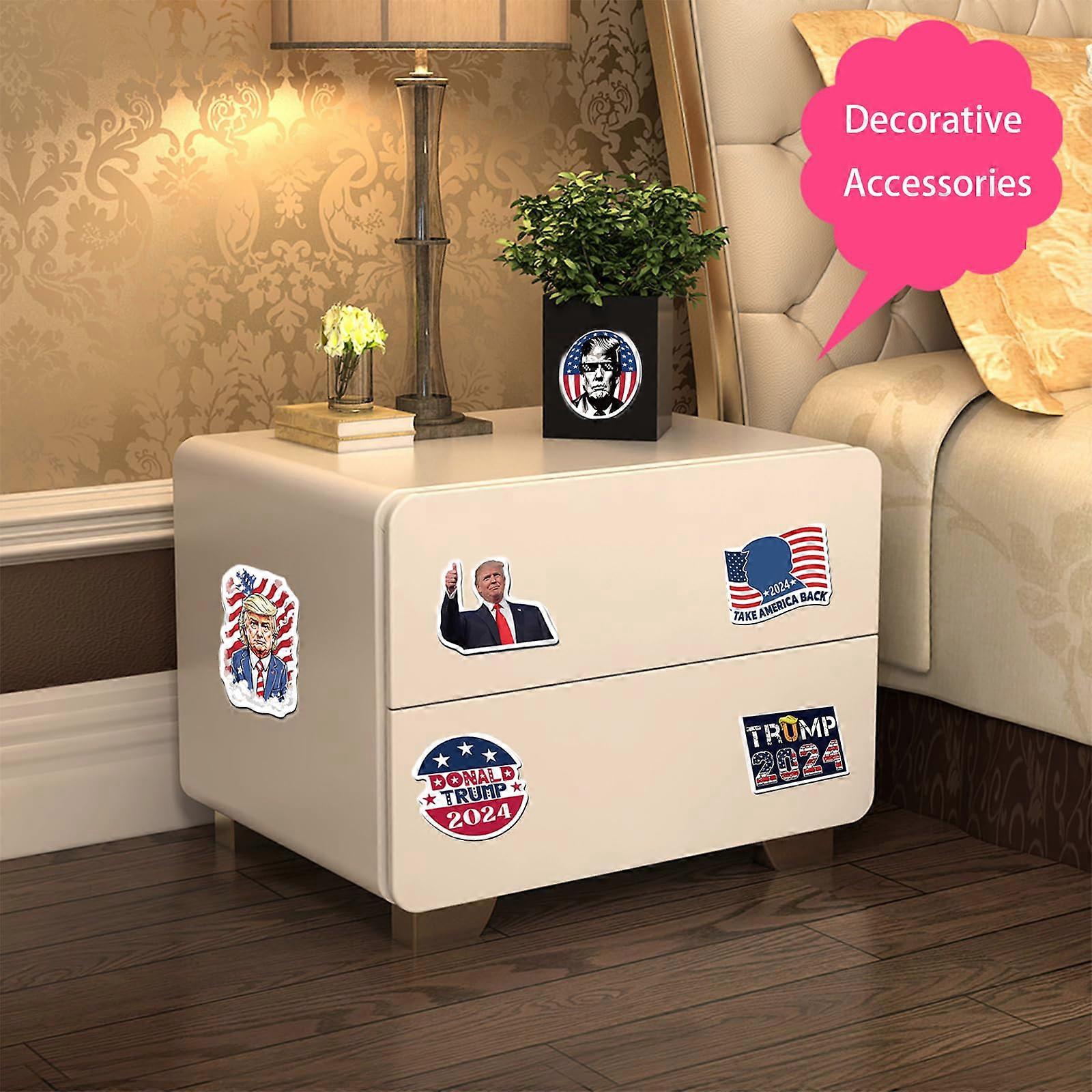 Donald Trump 2024 Decals, Pack of 50 Waterproof Vinyl Stickers | Fruugo AU