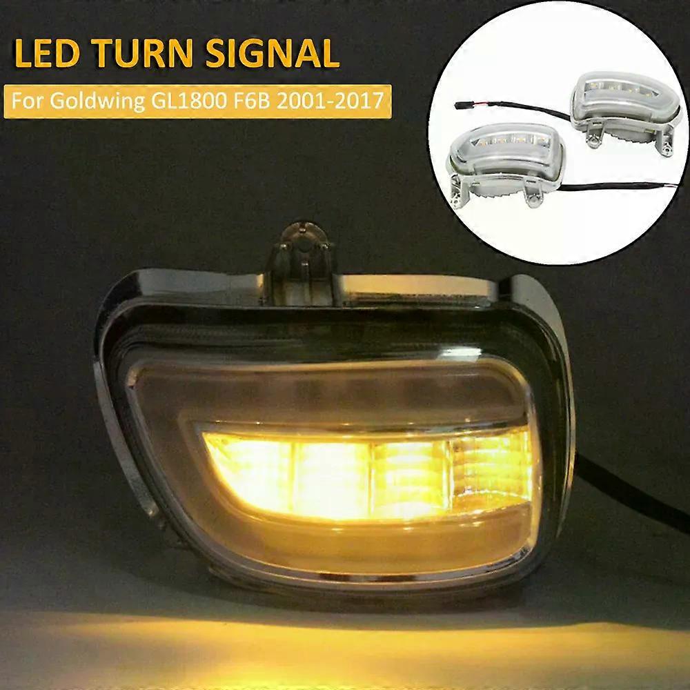 2 Colors Motorcycle LED Front Side Turn Signal Indicator Lights for ...