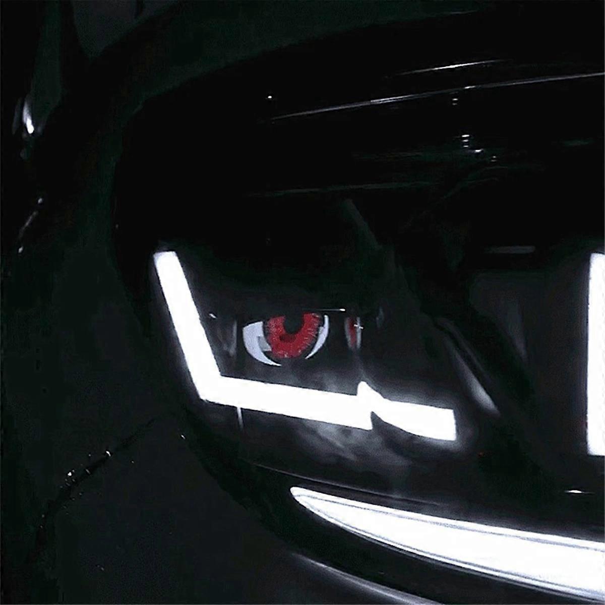 Dynamic LED Car Headlights Modified Headlight Lens Dynamic Eye Bifocal ...