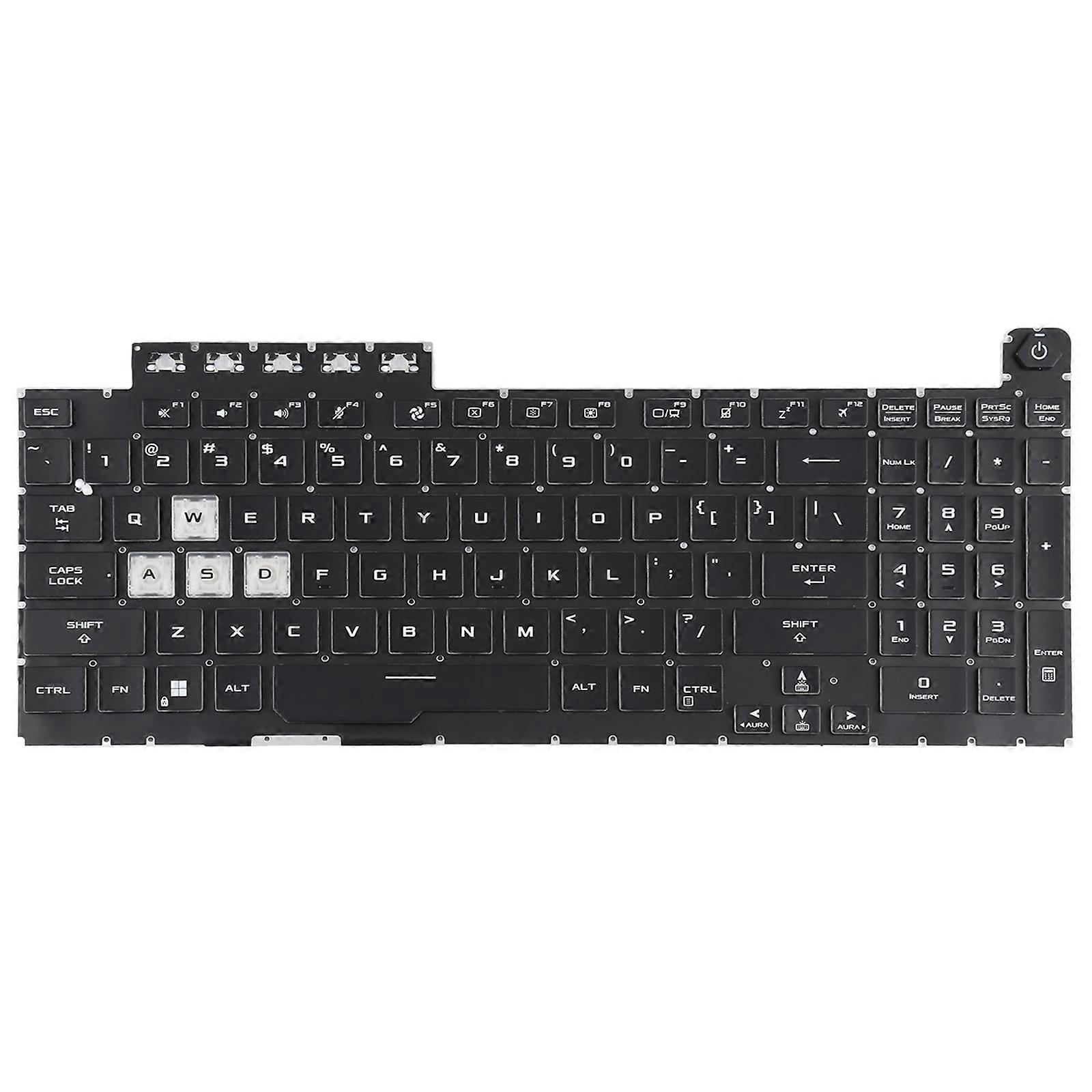 For Asus TUF Gaming F15 FX506 FA506 US Version Keyboard with Backlight ...