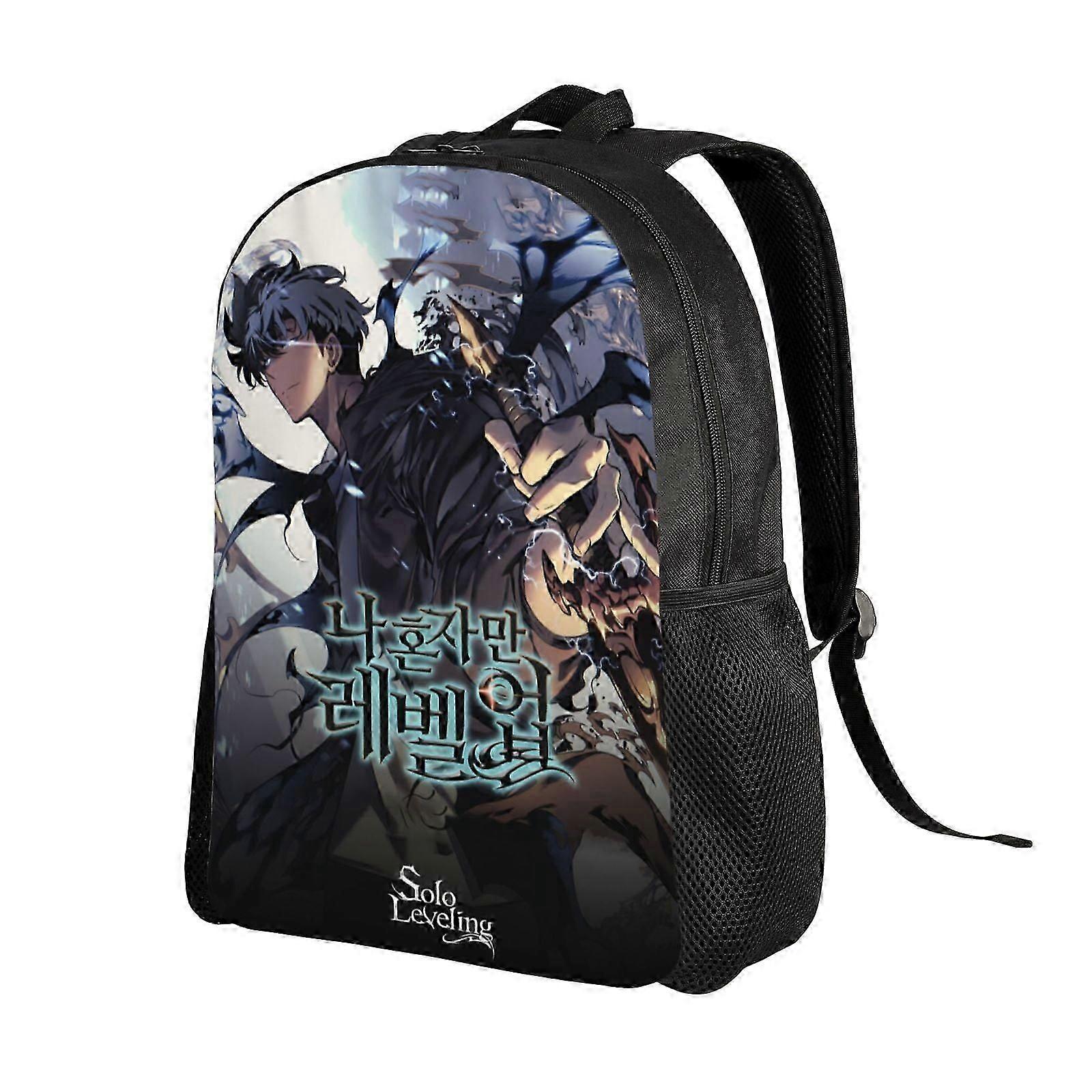 c2903 Solo Leveling Backpack Cute Anime Large Capacity Multifunction ...