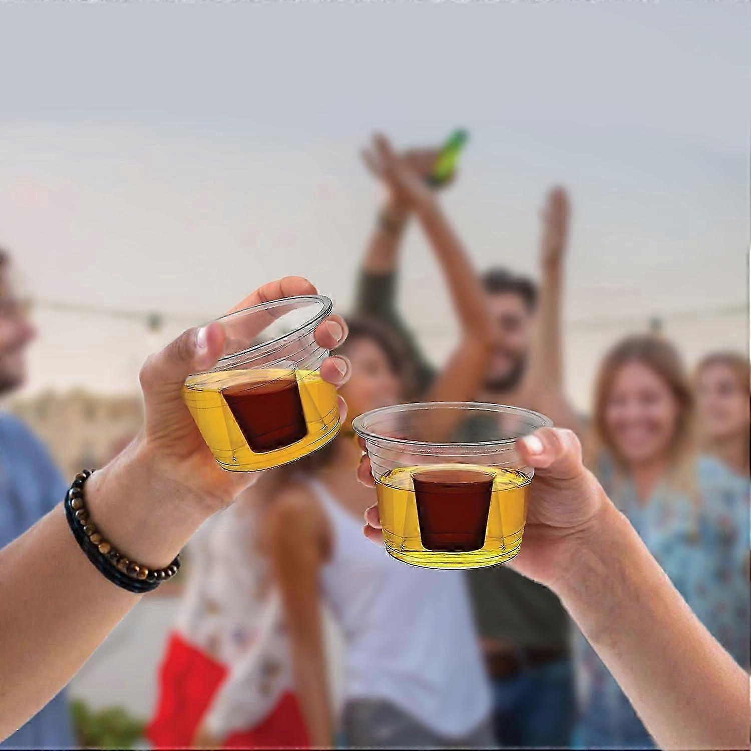 Soft Plastic Bomber Cups, 3oz, 100-Pack, Jager Blaster Power Bombs ...