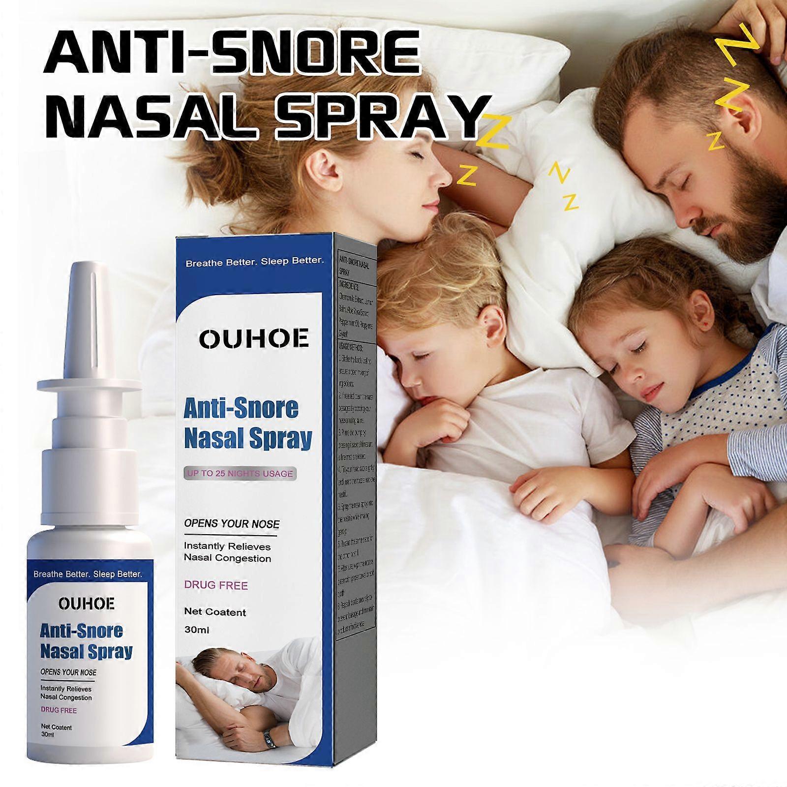 Anti-Snoring Nasal Spray, Relieve Nasal Congestion Discomfort Stop ...