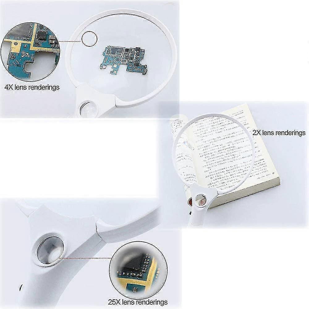 Illuted Reading Magnifier For S, S, Maps, S, Jewelry, Hob And Crafts ...