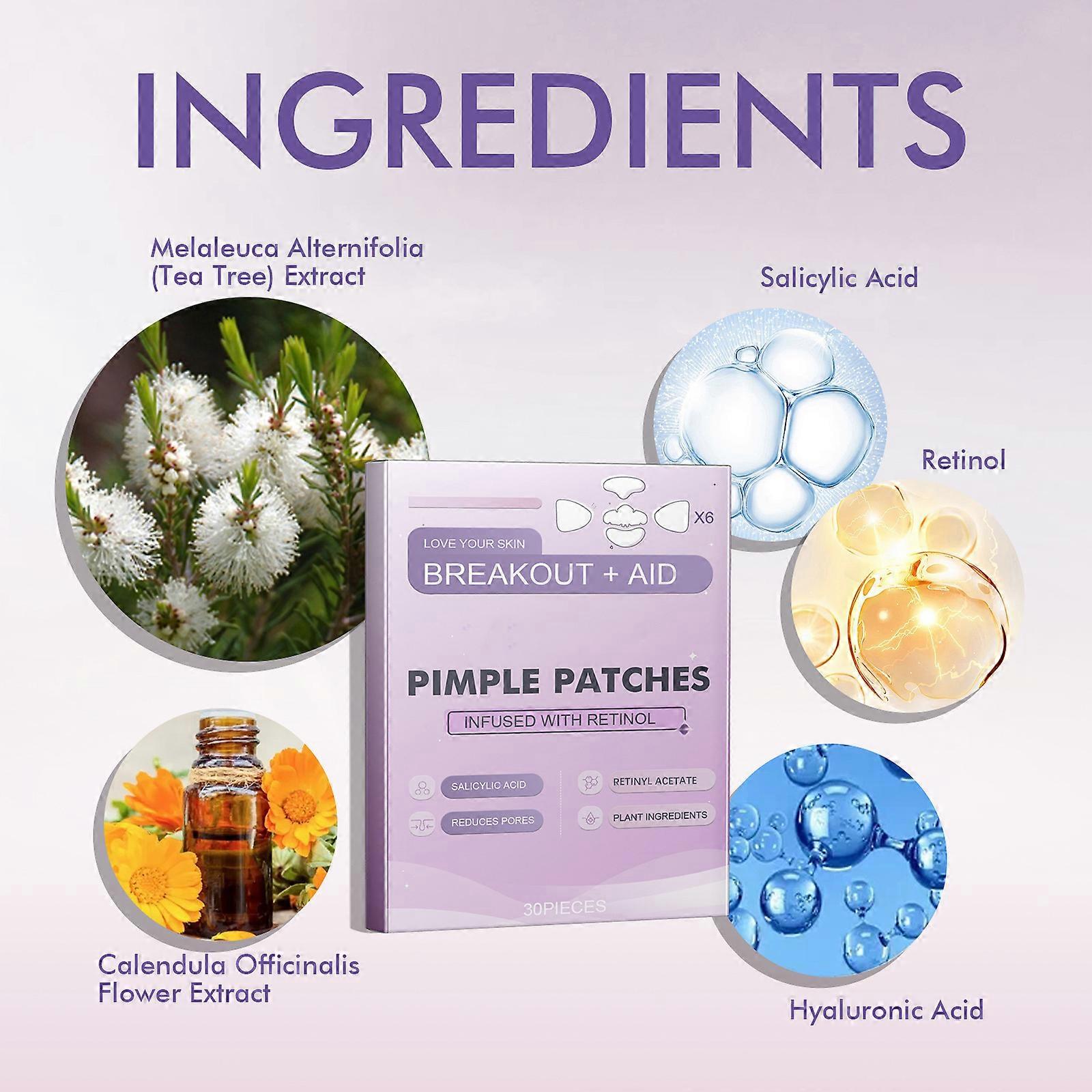 Pimple Patches Acnes Patches with Hyaluronic Acid Absorption Pimple ...
