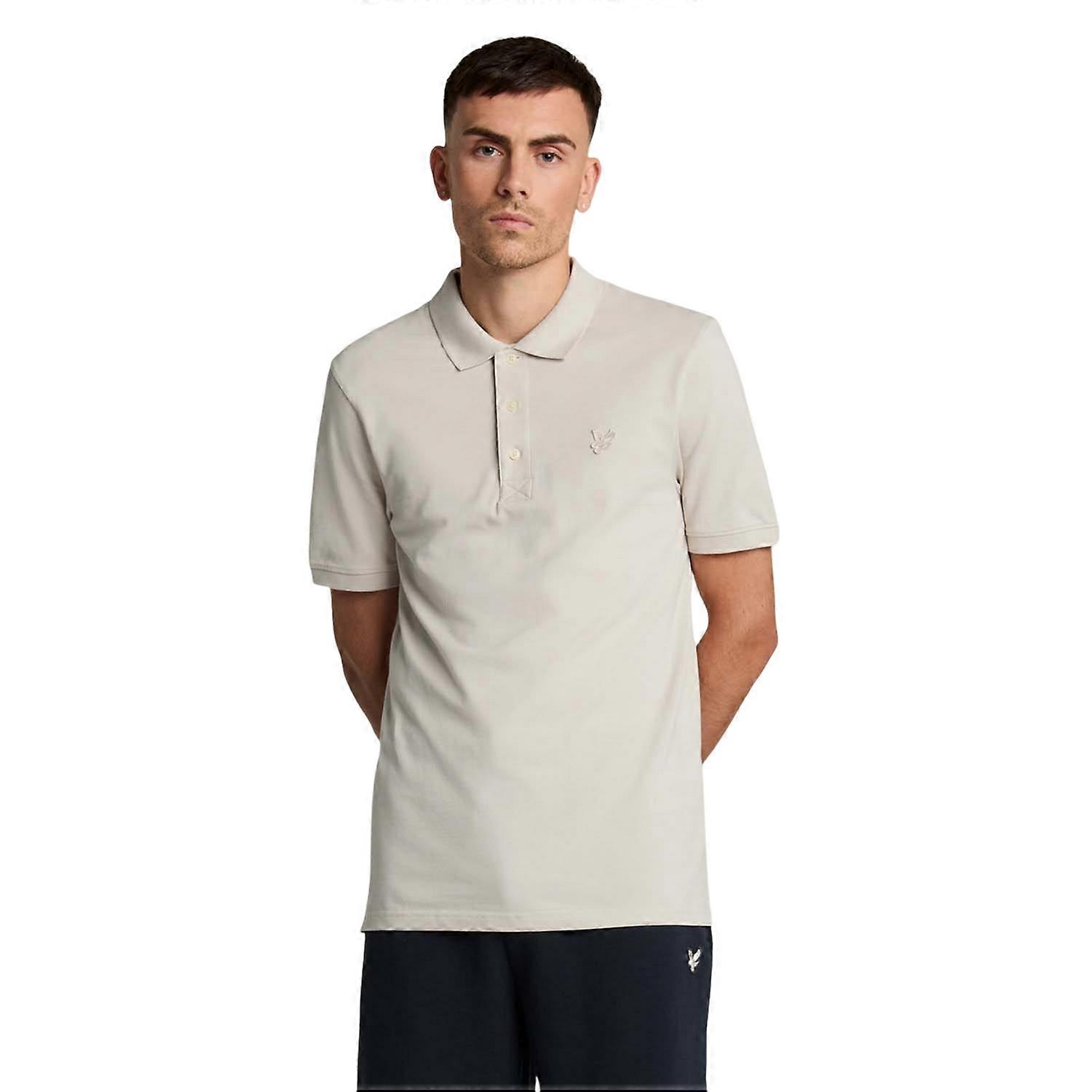 Lyle & Scott Mens Tonal Eagle Polo Shirt | Fruugo US