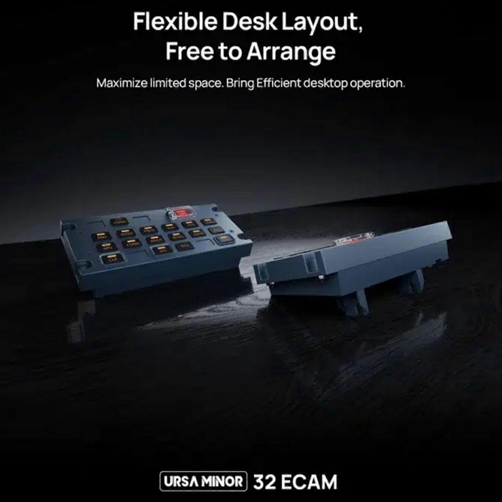 WINWING 2025 Airbus ECAM 32 Metal Flight Simulator Panel Modular ...