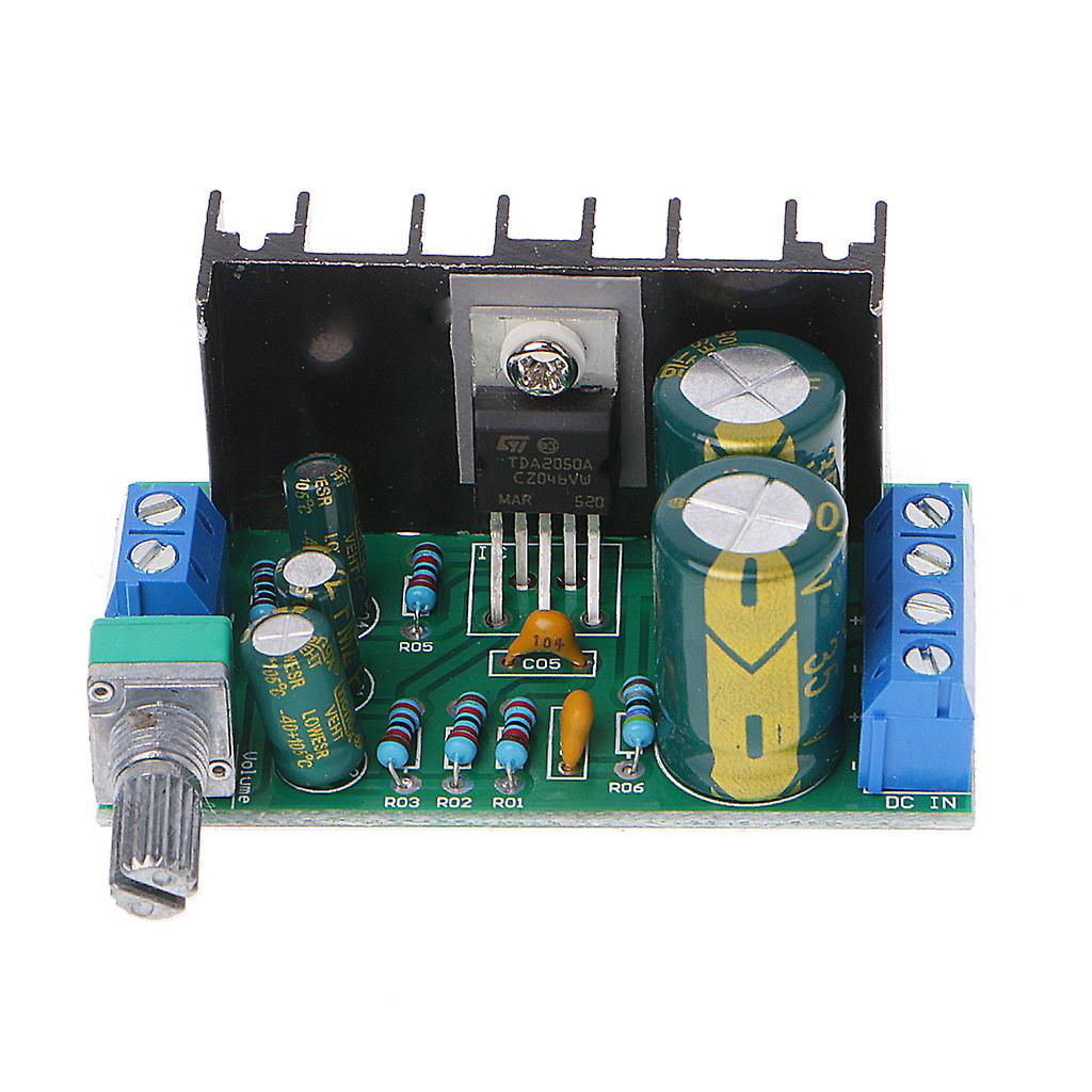 TDA2050 Mono o Power Amplifier Board Module for DC/AC 12-24V 5W-120W 1 ...