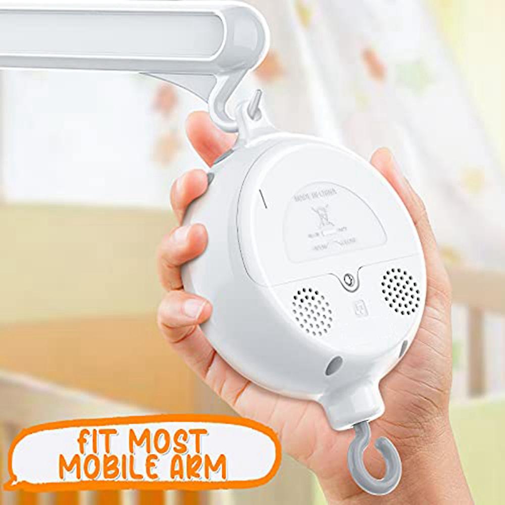 Crib Mobile Motor Baby Music Box Spinner with 3 Modes Volume Adjustable ...