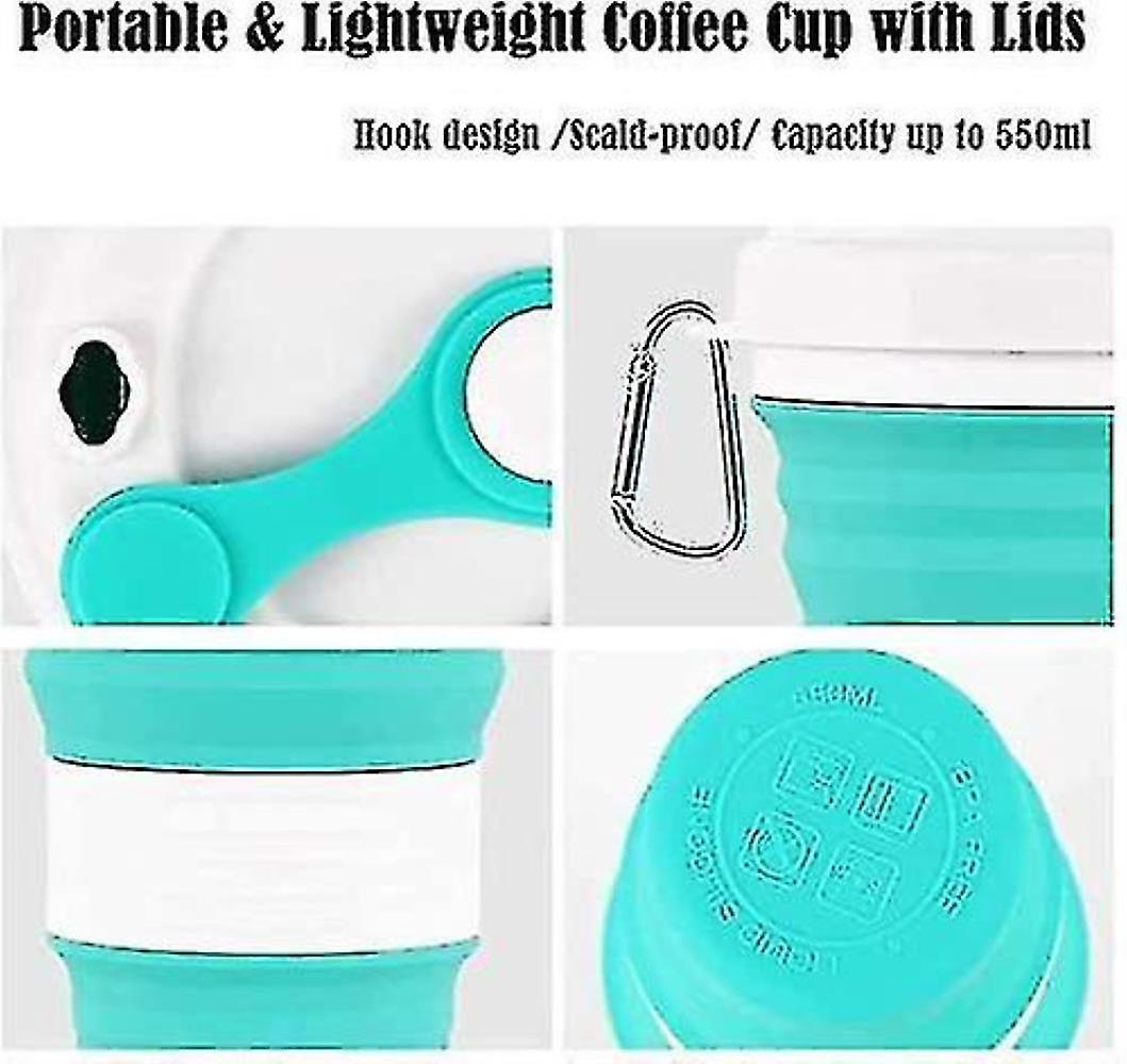 Collapsible Coffee Cup - Silicone Folding Cup/mug Sport Bottle With ...