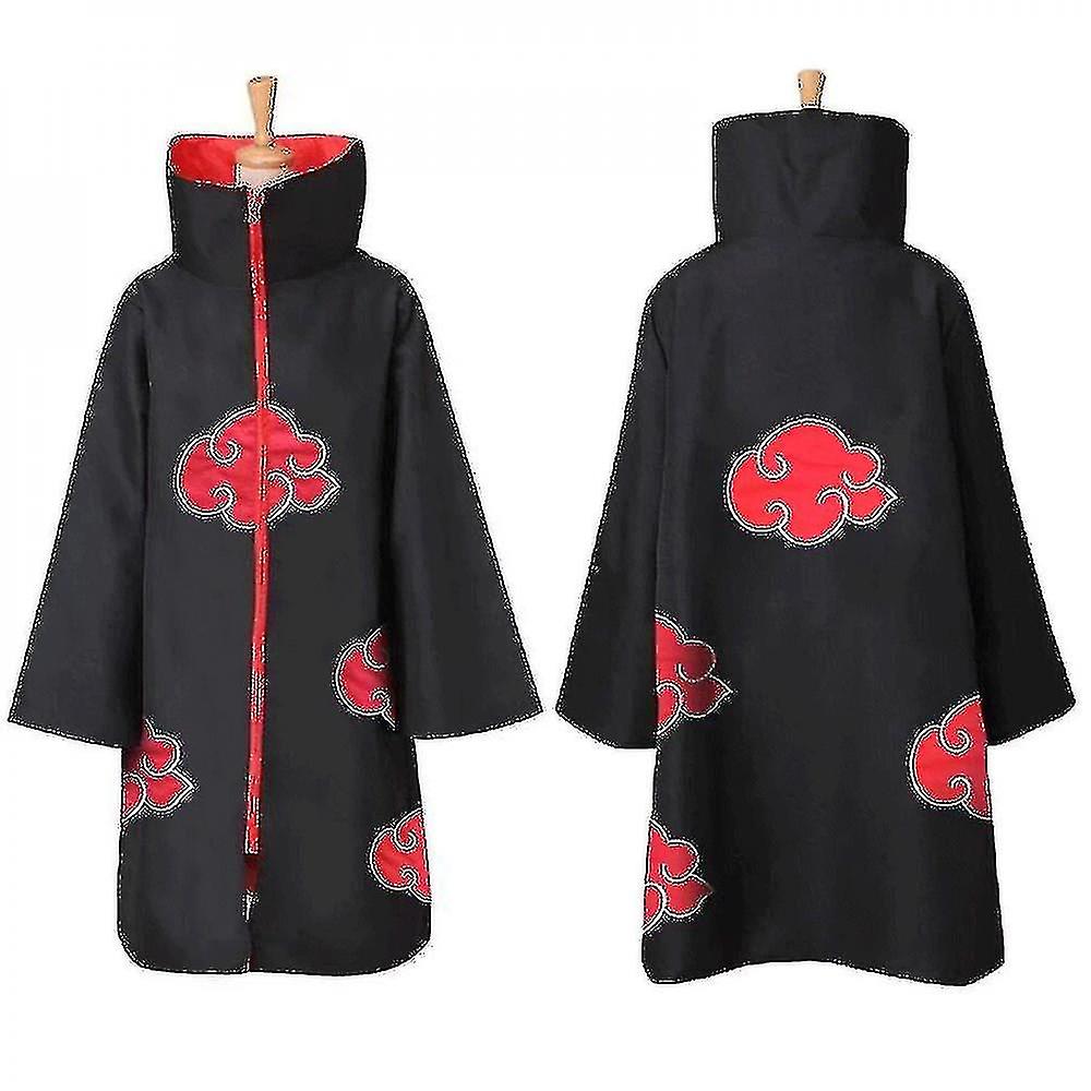 Naruto Akatsuki Cloak Anime Costume Kit Itachi Robe Halloween-1_y ...
