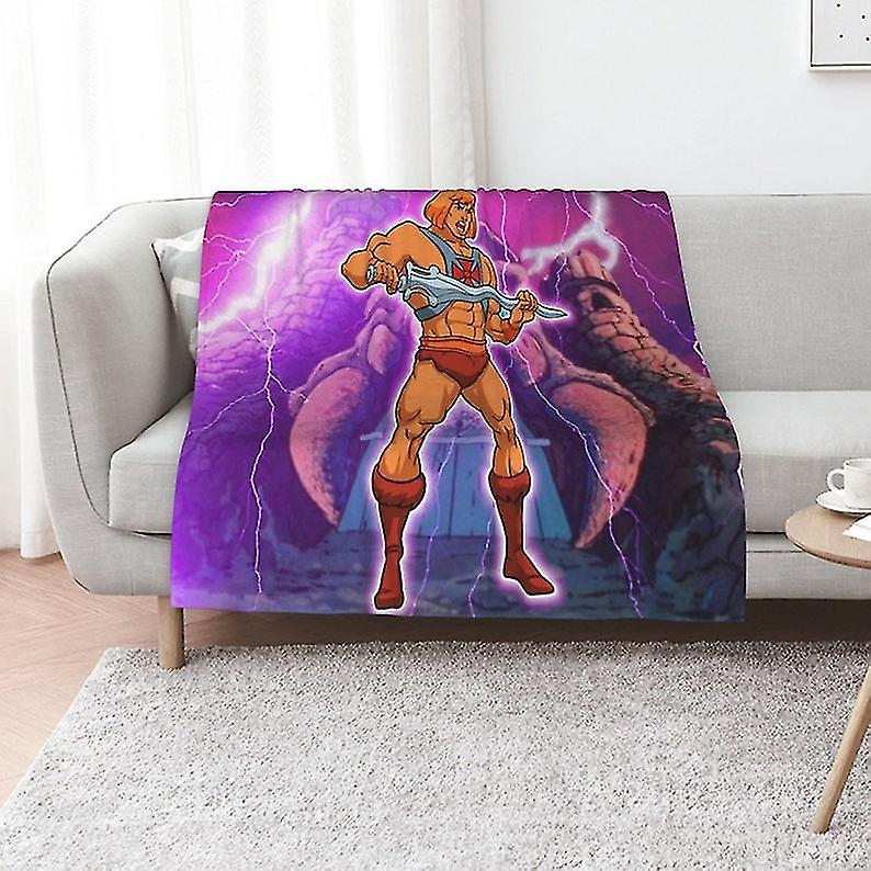 He-man Masters Custom Name Blanket Baby Girl Boy Tæpper Kast personlige ...