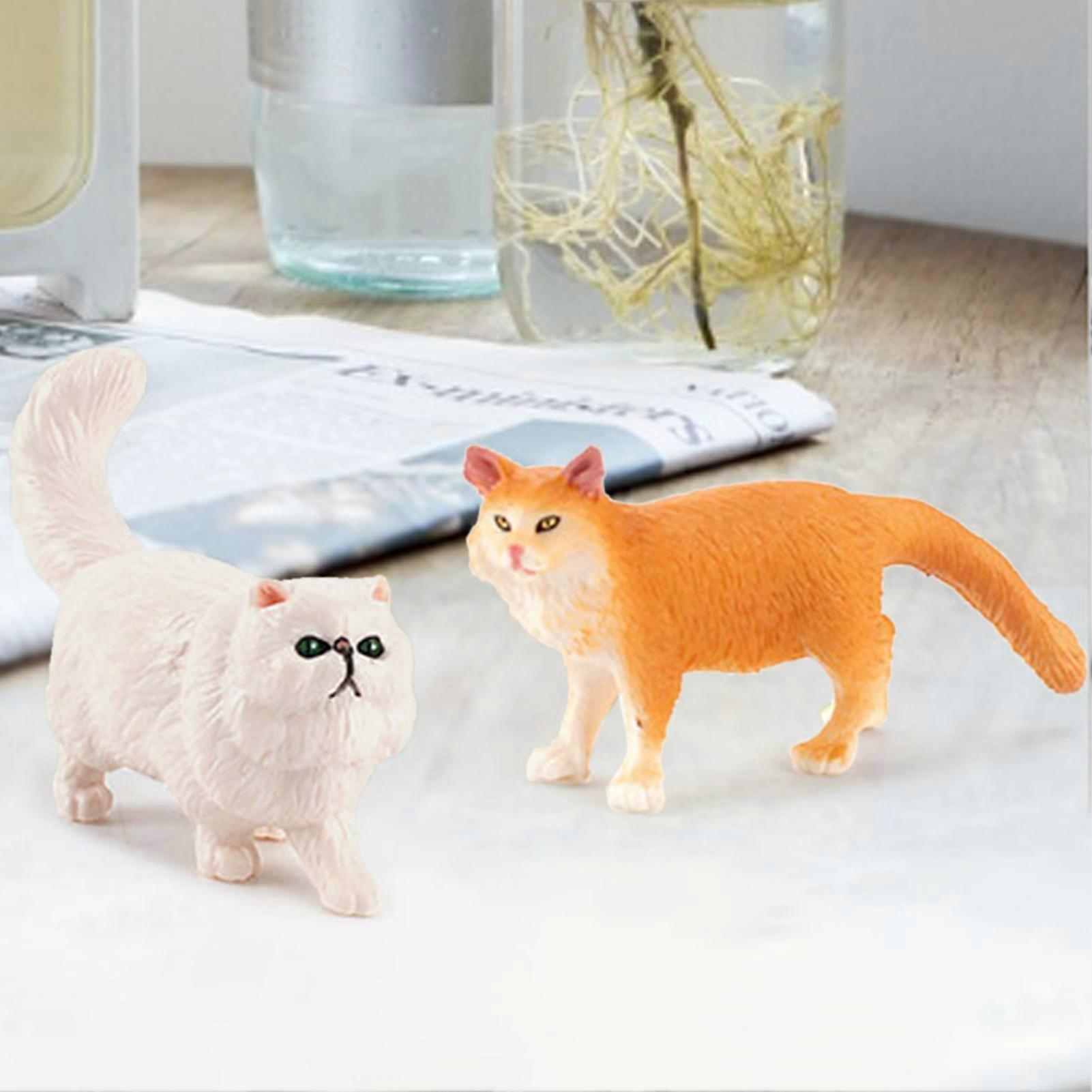 Animal Model Realistic Form Collectible Solid Simulation Cat Model ...