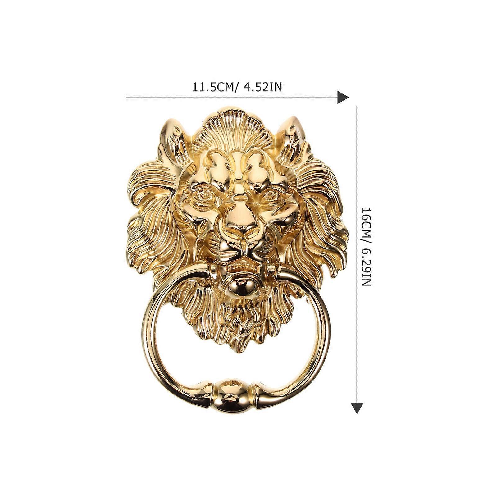 Metal Door Handle Gate Door Pull Lion Head Handle Pull Lion Head Door ...
