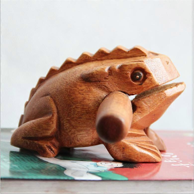 Wood Frog Guiro Rasp, Thailand Traditional Craft Wooden Musical ...